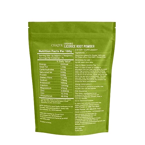 licorice root powder for digestion