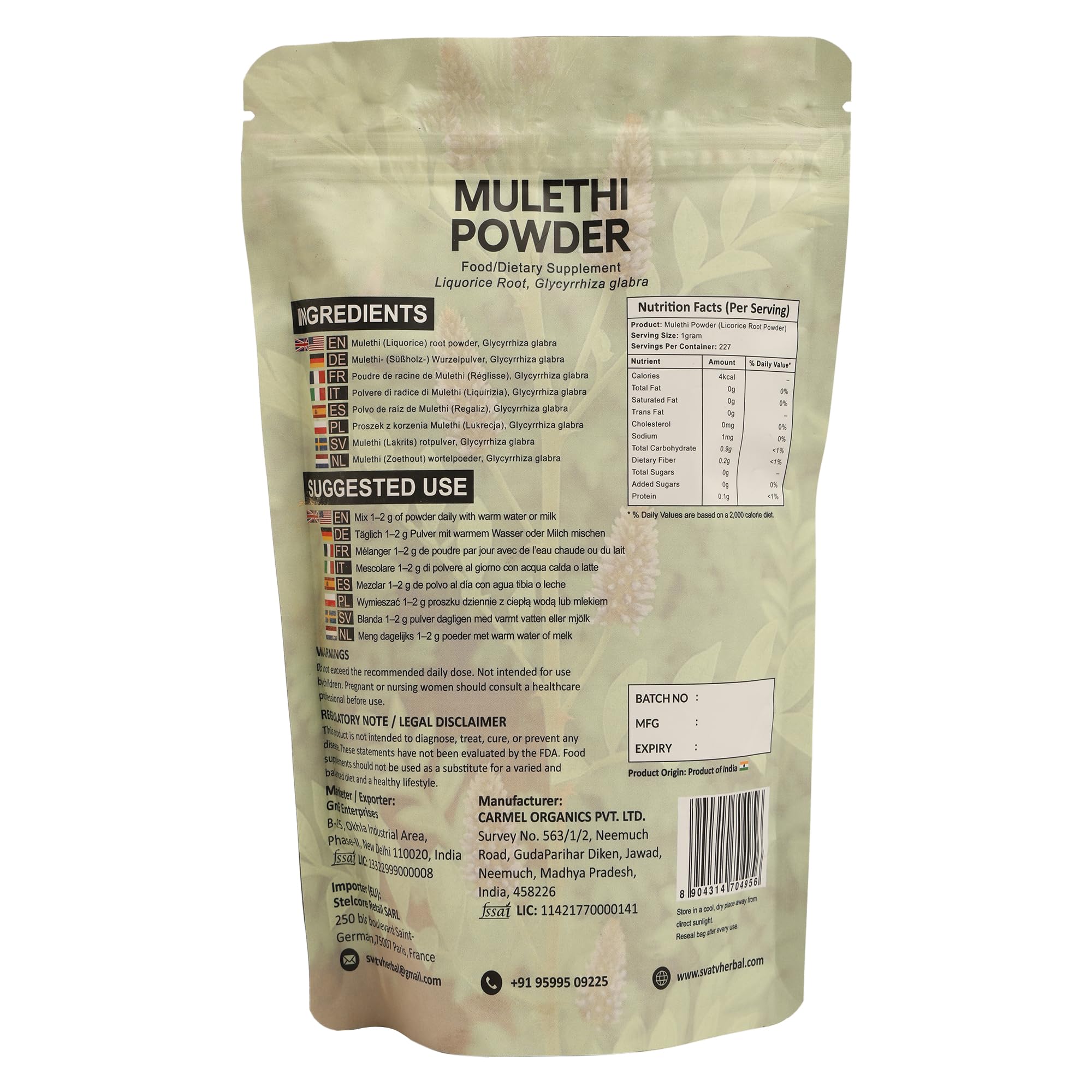 licorice root powder for digestive support
