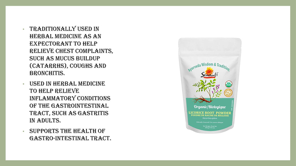 licorice root powder for herbal tea
