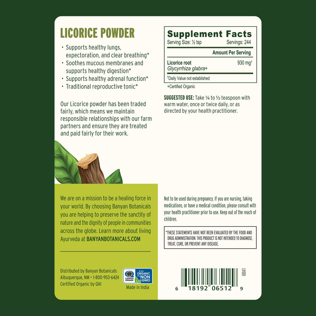 licorice root powder for wellness