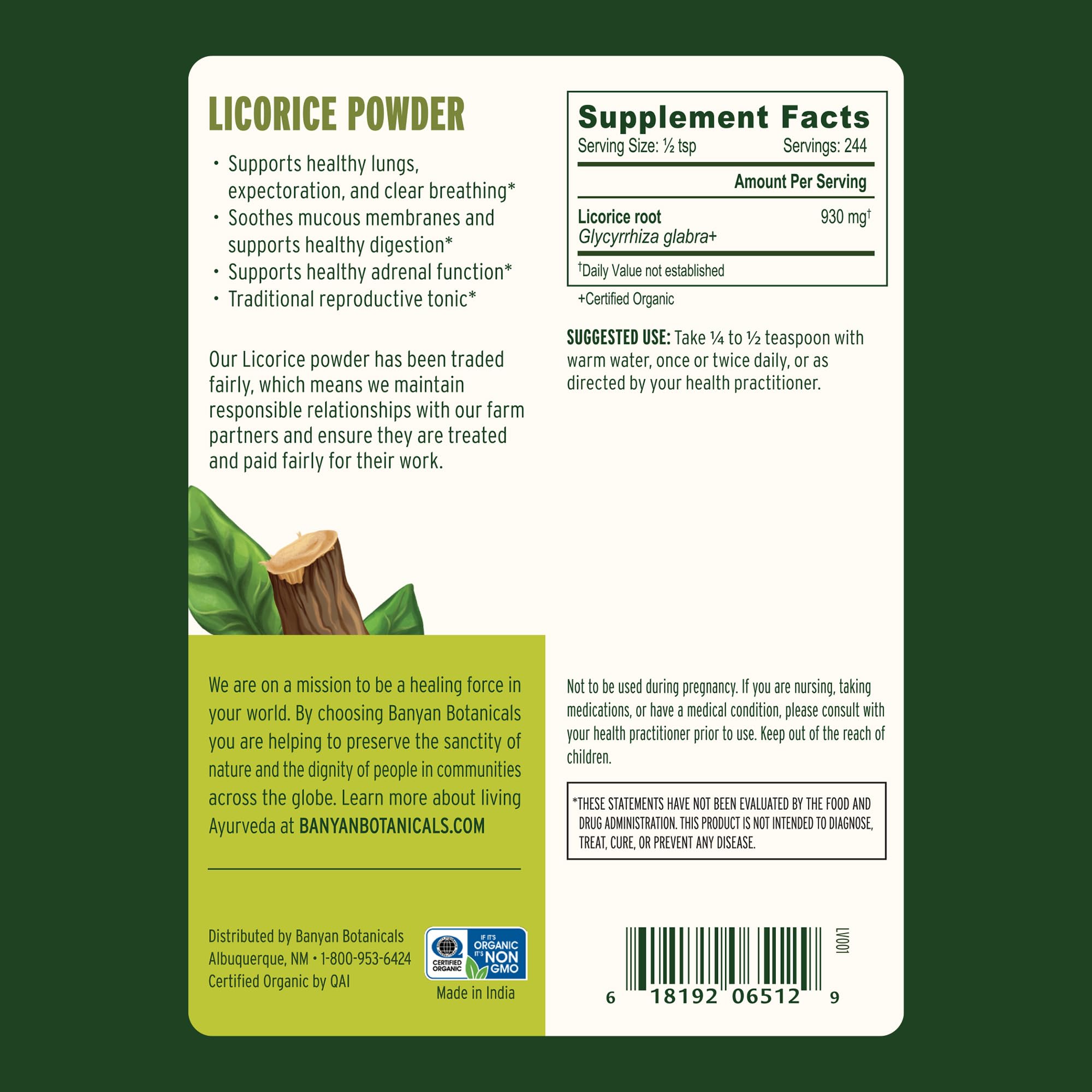 licorice root powder for wellness