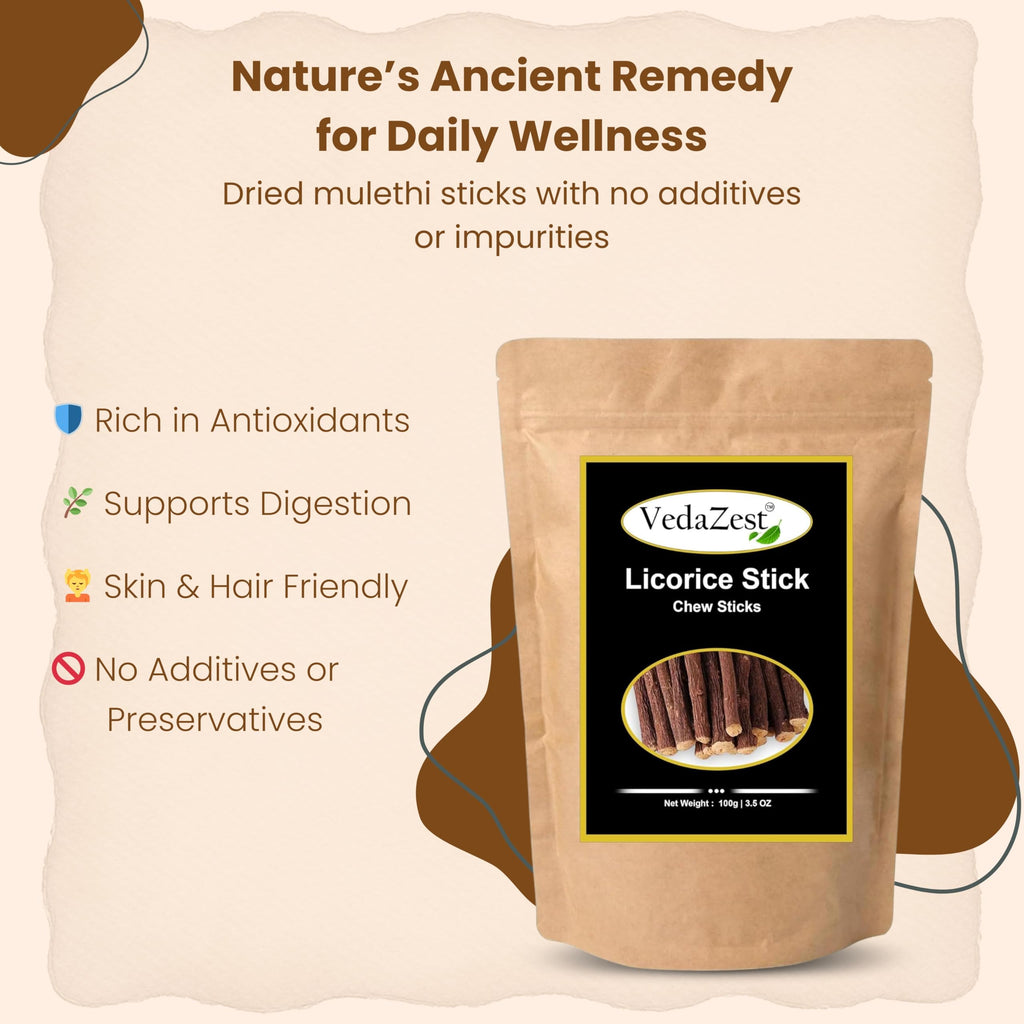 licorice root sticks for soothing tea