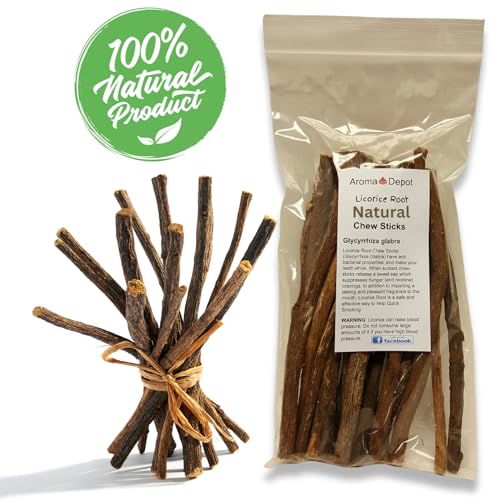 licorice root sticks for soothing throat
