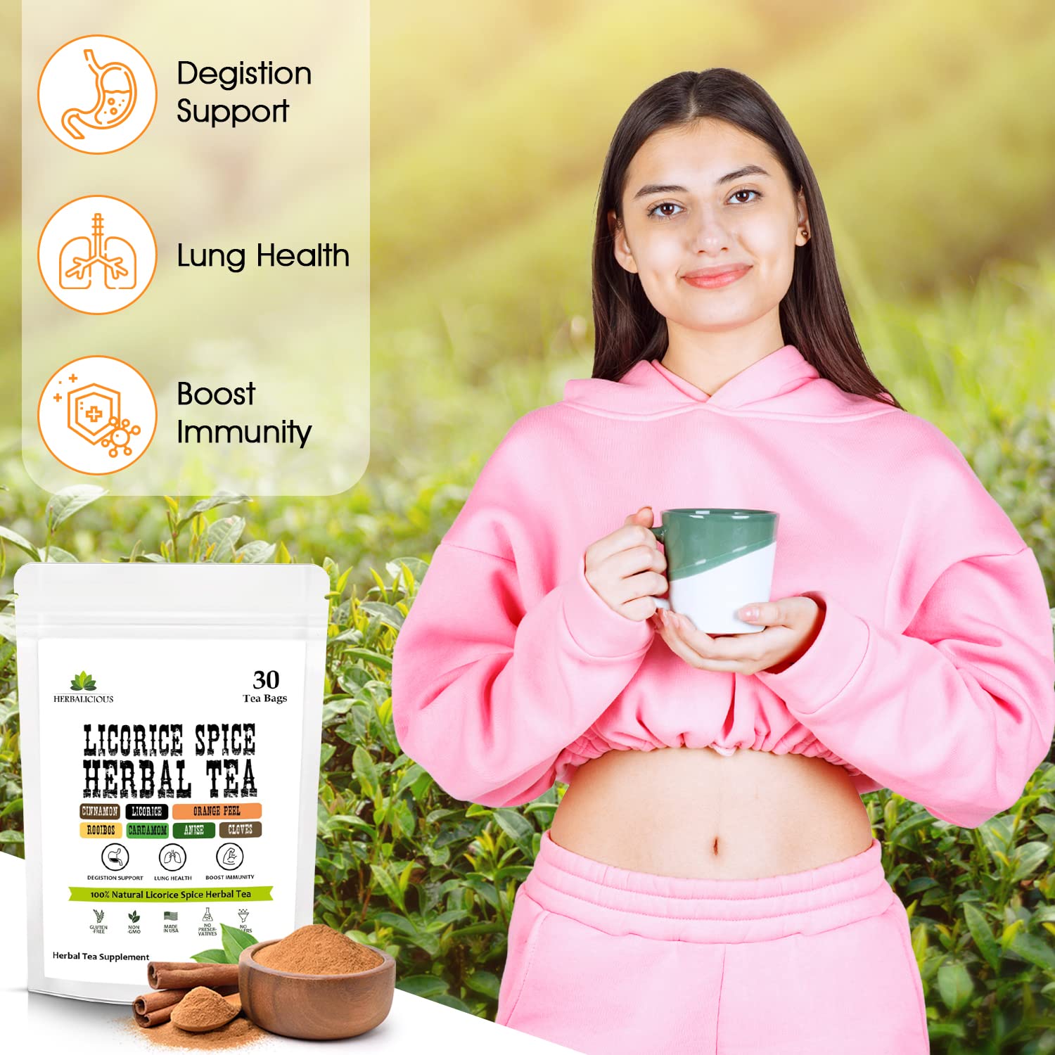 licorice root tea for respiratory health