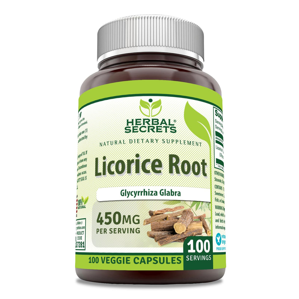 licorice root veggie capsules Canada