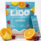 LIDO Tropical Punch electrolyte powder packets