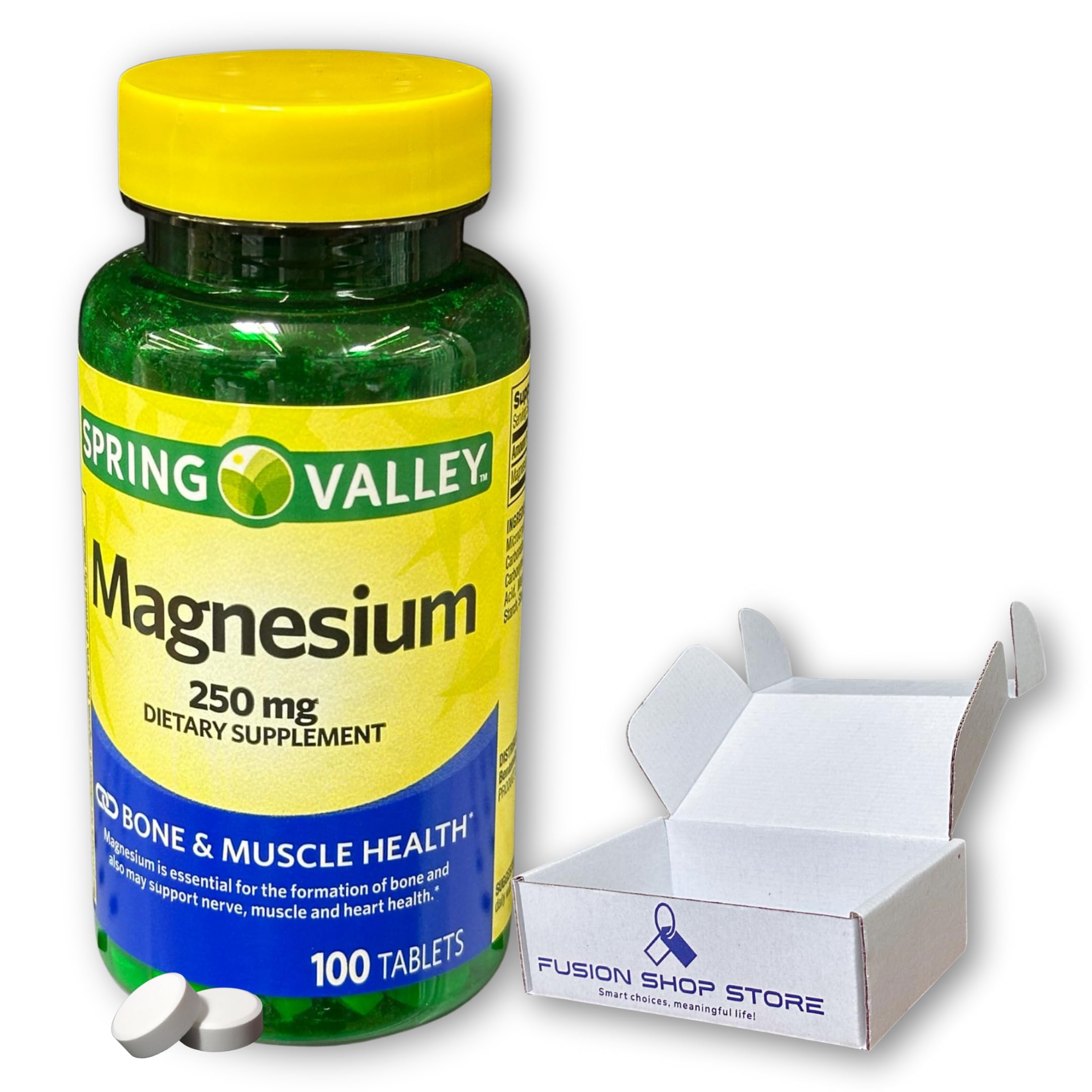 Life Brand magnesium tablets for health