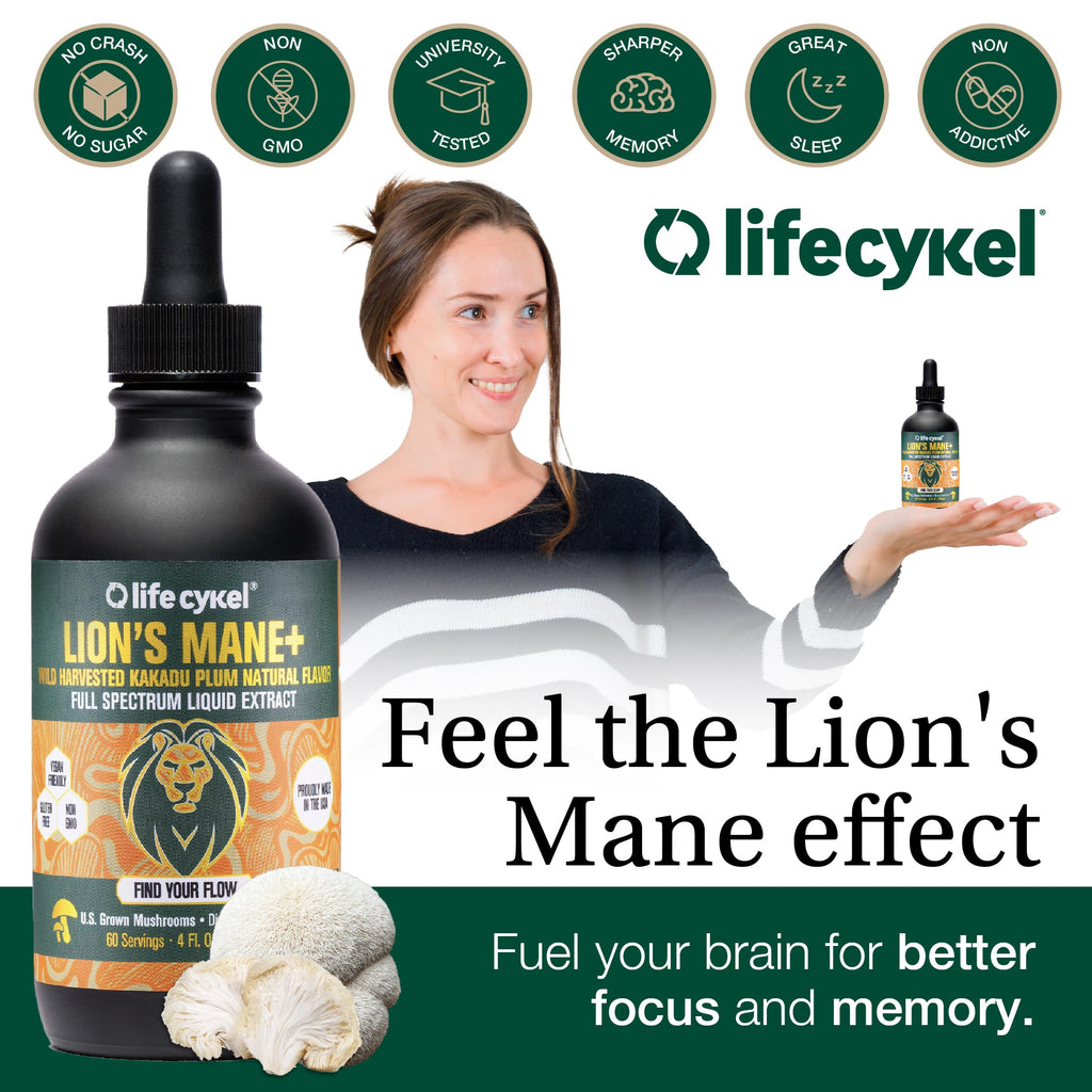 life cykel mushroom tincture benefits