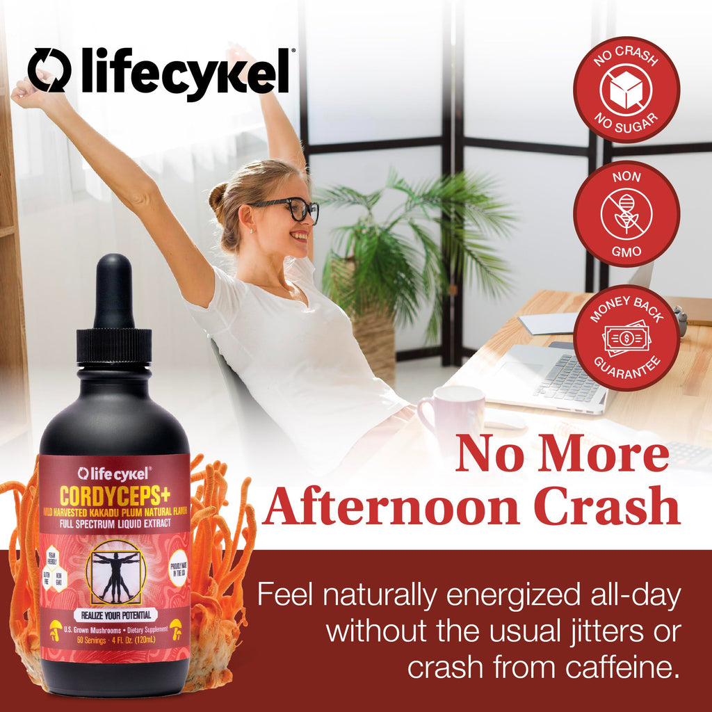 Life Cykel mushrooms for active lifestyle