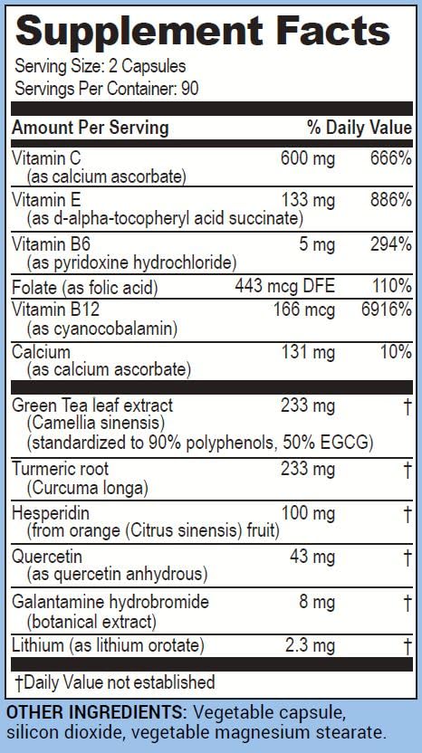 Life Enhancement vitamin B5 for brain health