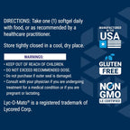 Life Extension antioxidant softgel benefits