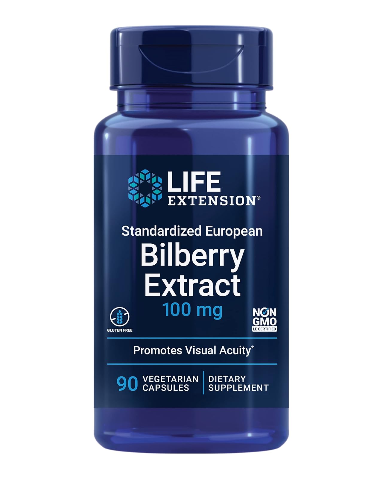 Life Extension bilberry extract capsules