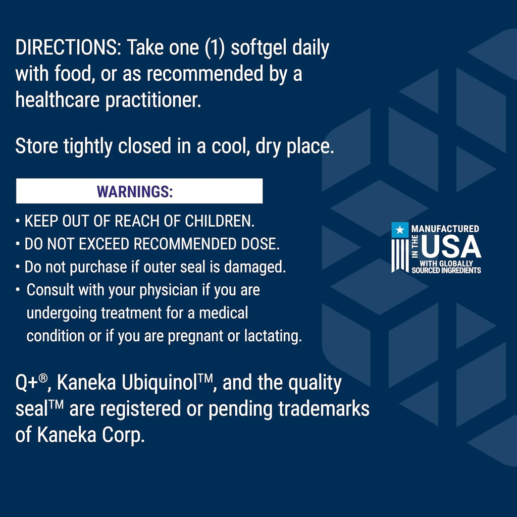 life extension coq10 for overall wellness