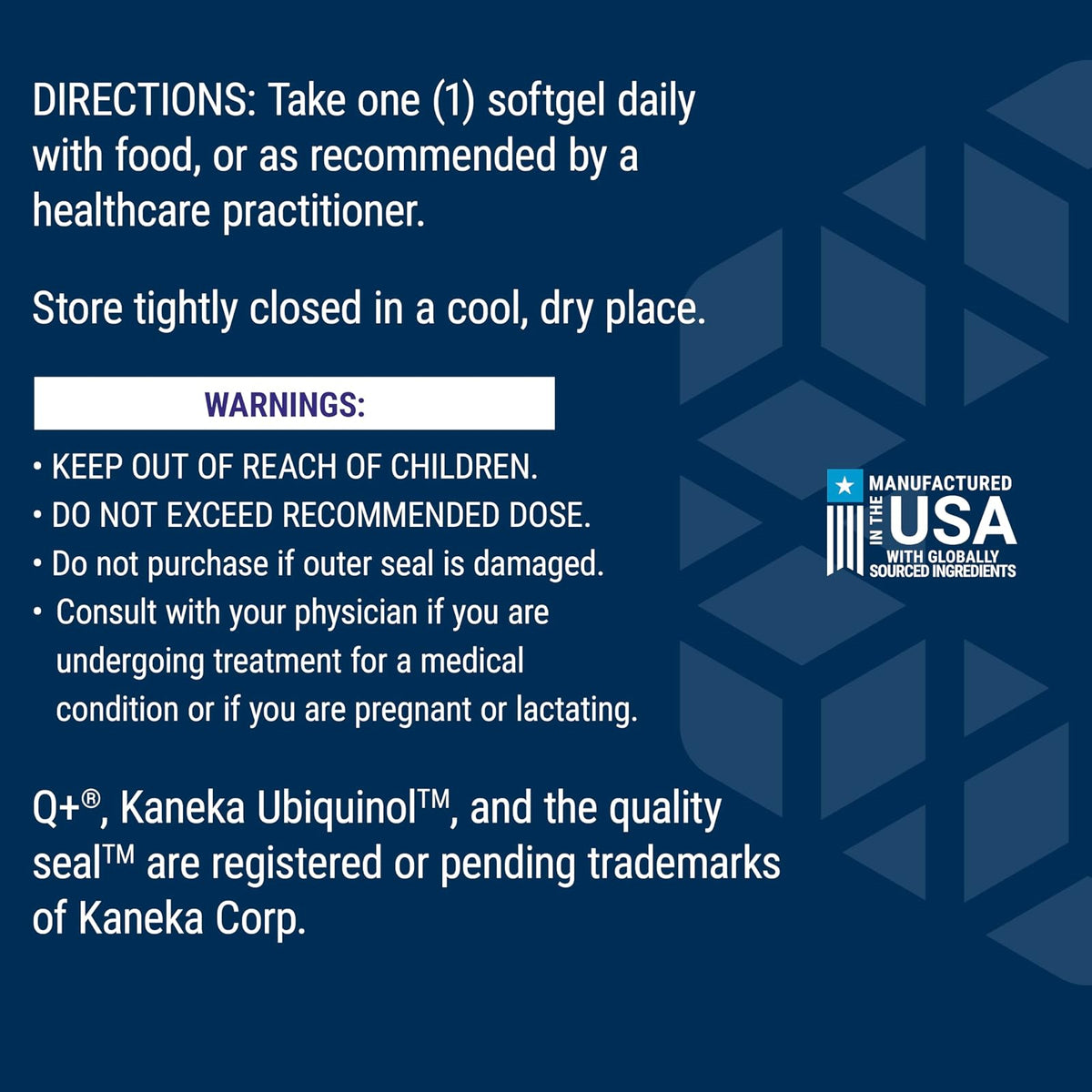 life extension coq10 for overall wellness