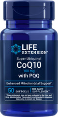 Life Extension CoQ10 softgels for energy