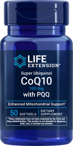 Life Extension CoQ10 softgels for energy