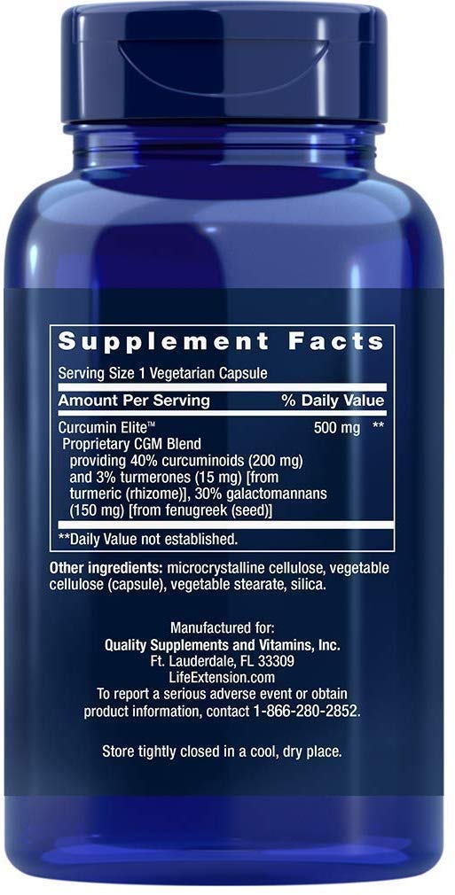 life extension curcumin for inflammation relief
