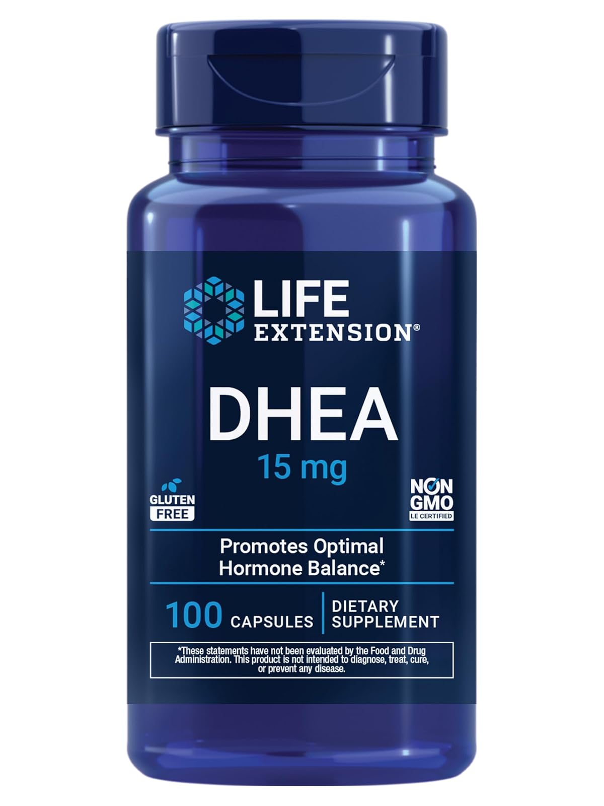 Life Extension DHEA 15 mg capsules