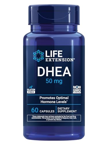 Life Extension DHEA capsules for vitality