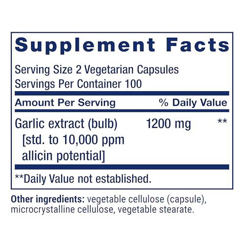 life extension garlic for cardiovascular health