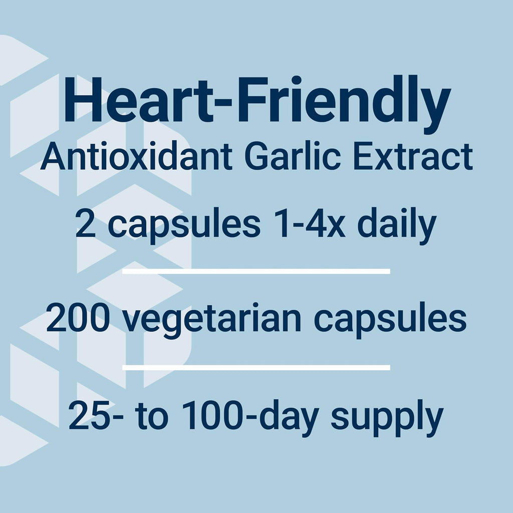 life extension garlic for heart health