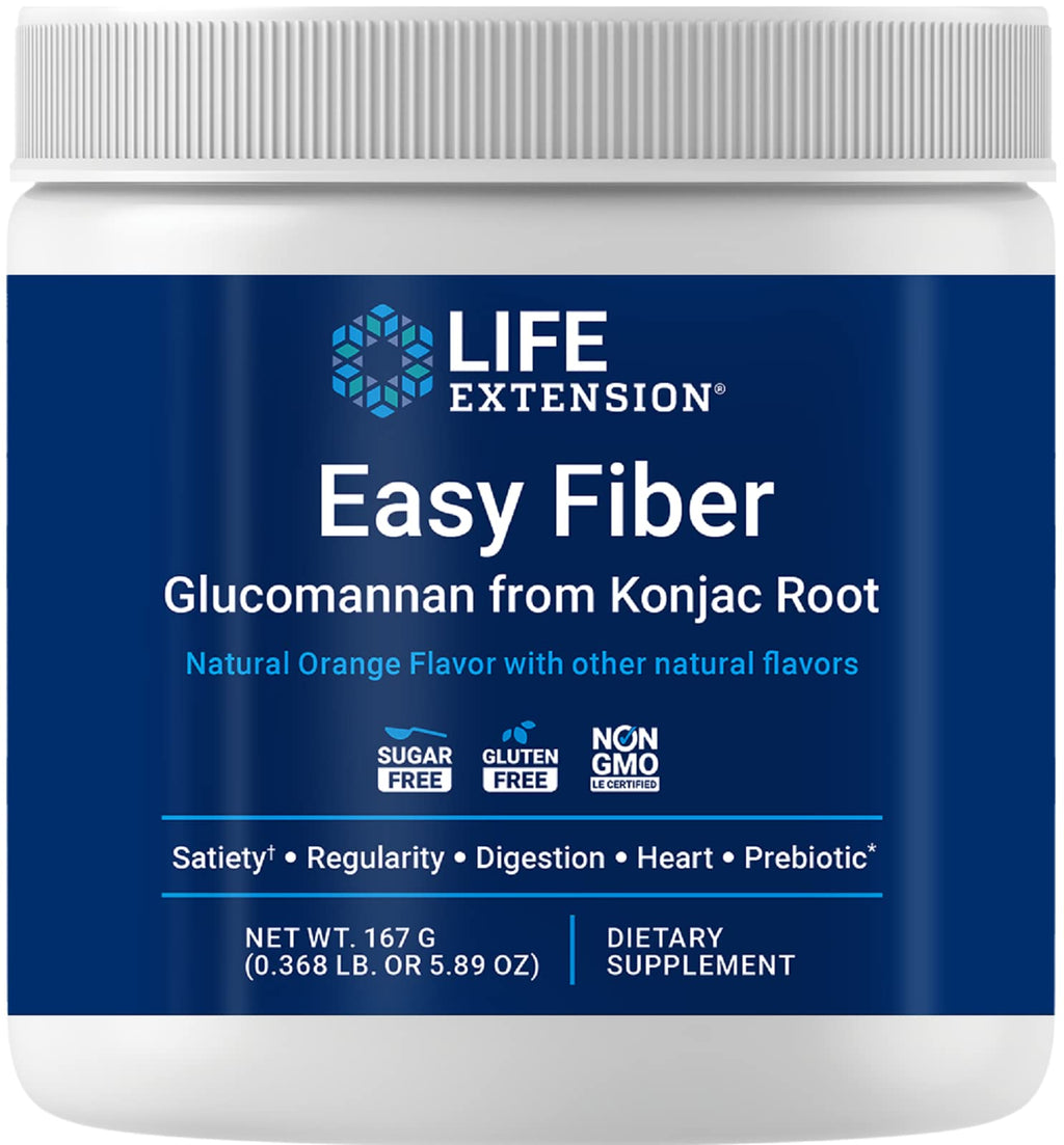 Life Extension glucomannan fiber supplement