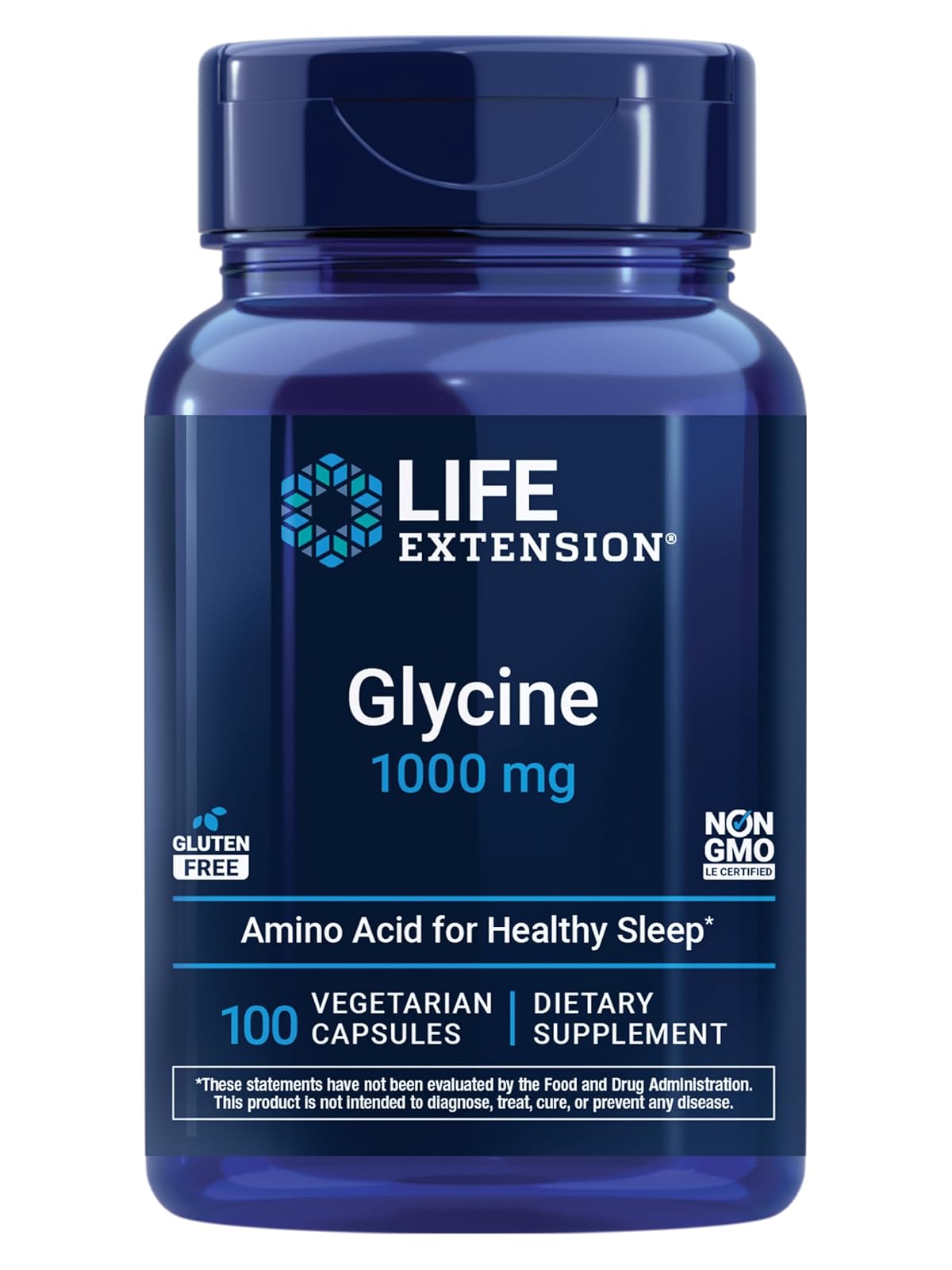 Life Extension Glycine 1000 mg capsules