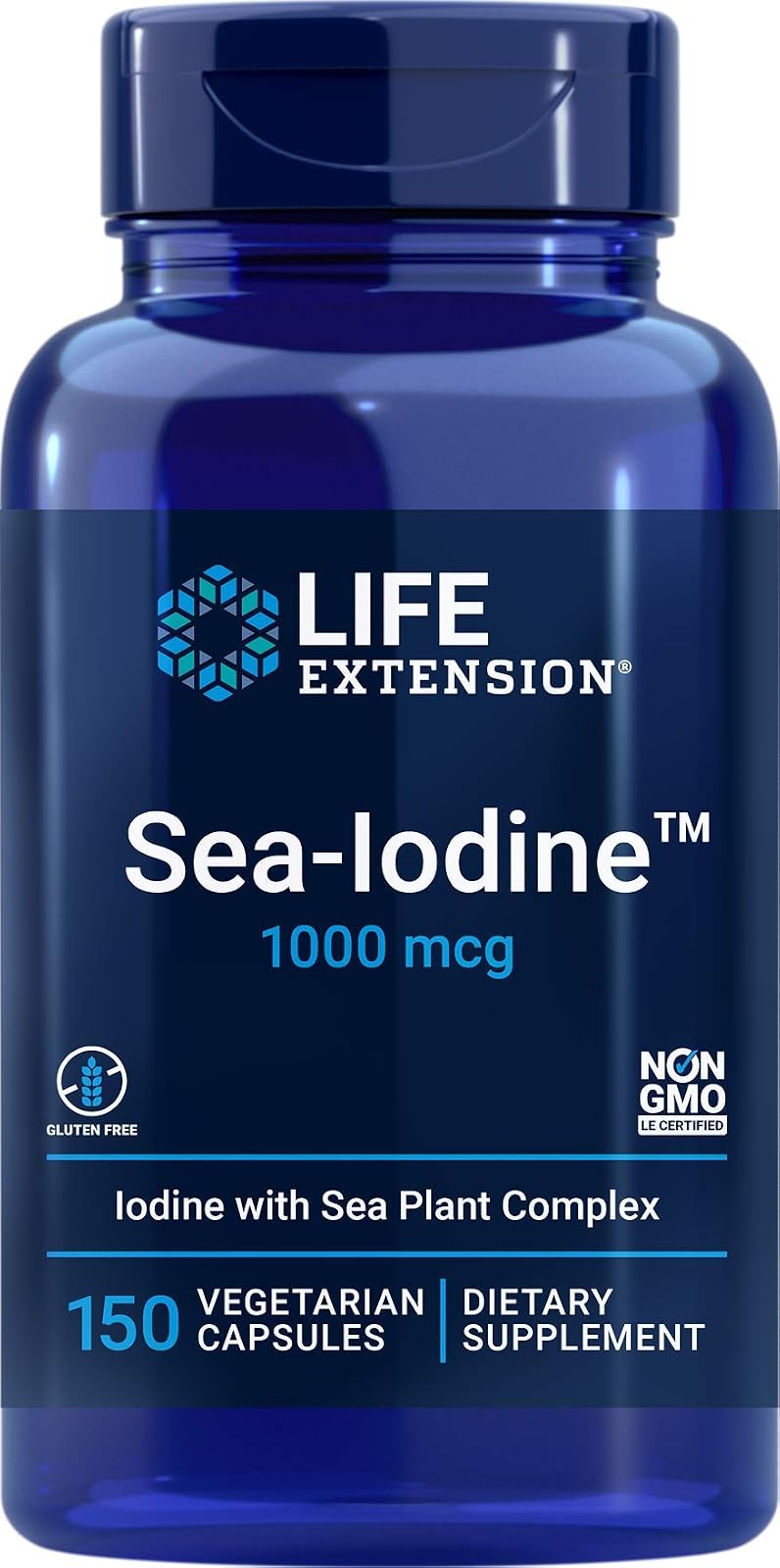 Life Extension iodine supplement capsules