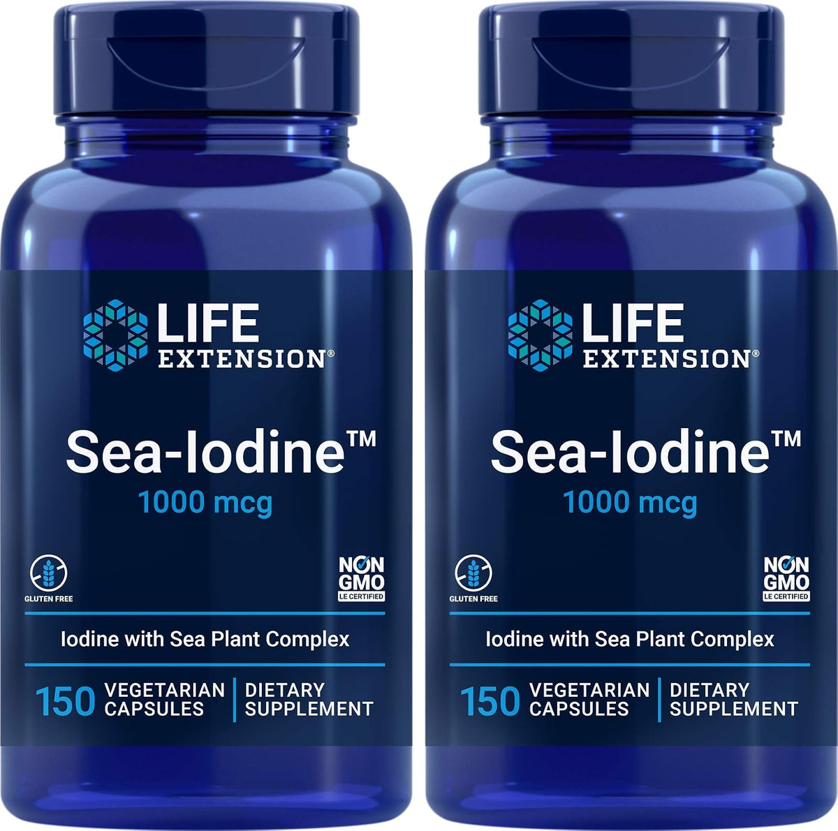 Life Extension iodine supplement capsules