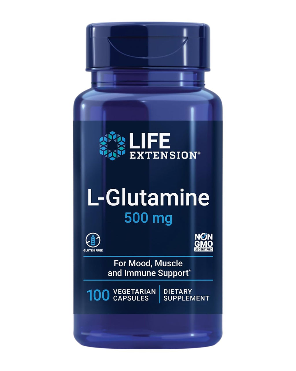life extension l-glutamine capsules
