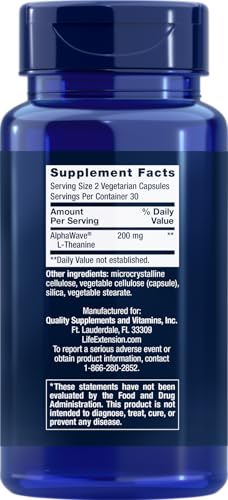 life extension L-Theanine for mental clarity