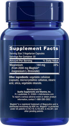 Life Extension magnesium capsules benefits