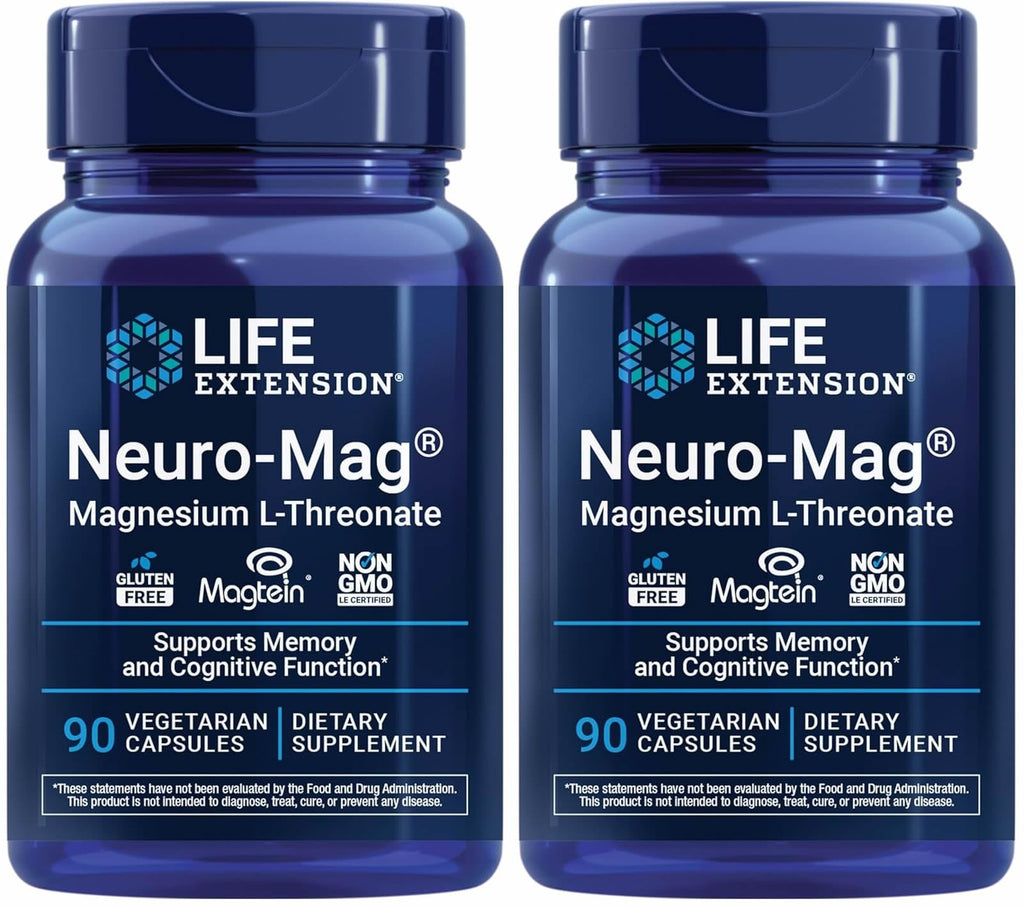 Life Extension magnesium capsules for brain health