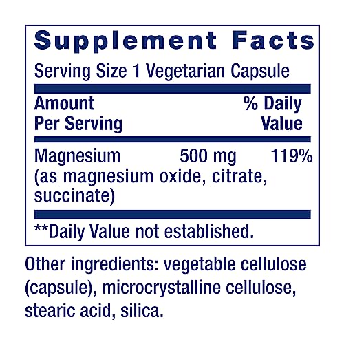 Life Extension magnesium for muscle recovery