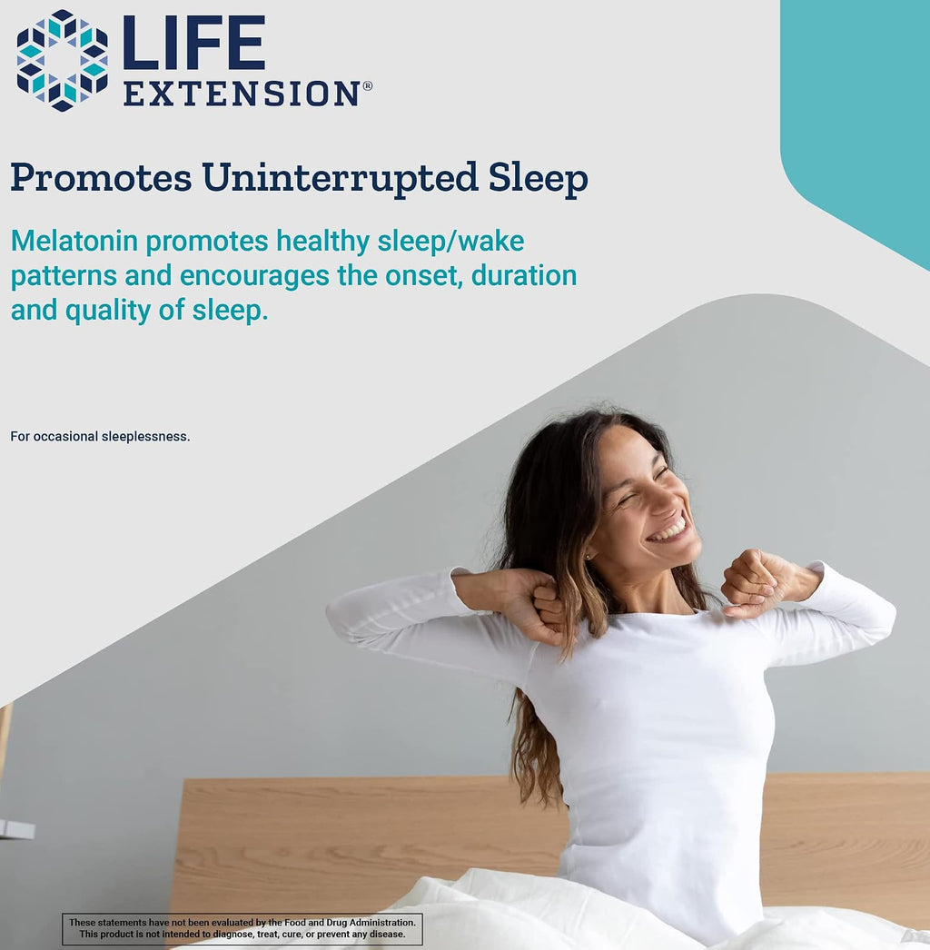 Life Extension Melatonin for nighttime relaxation