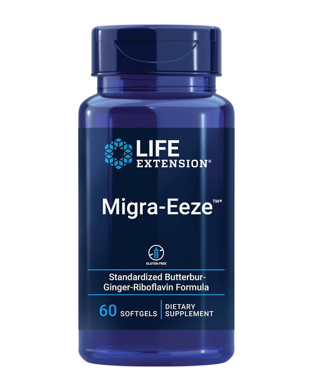 Life Extension Migra-Eeze softgels for wellness