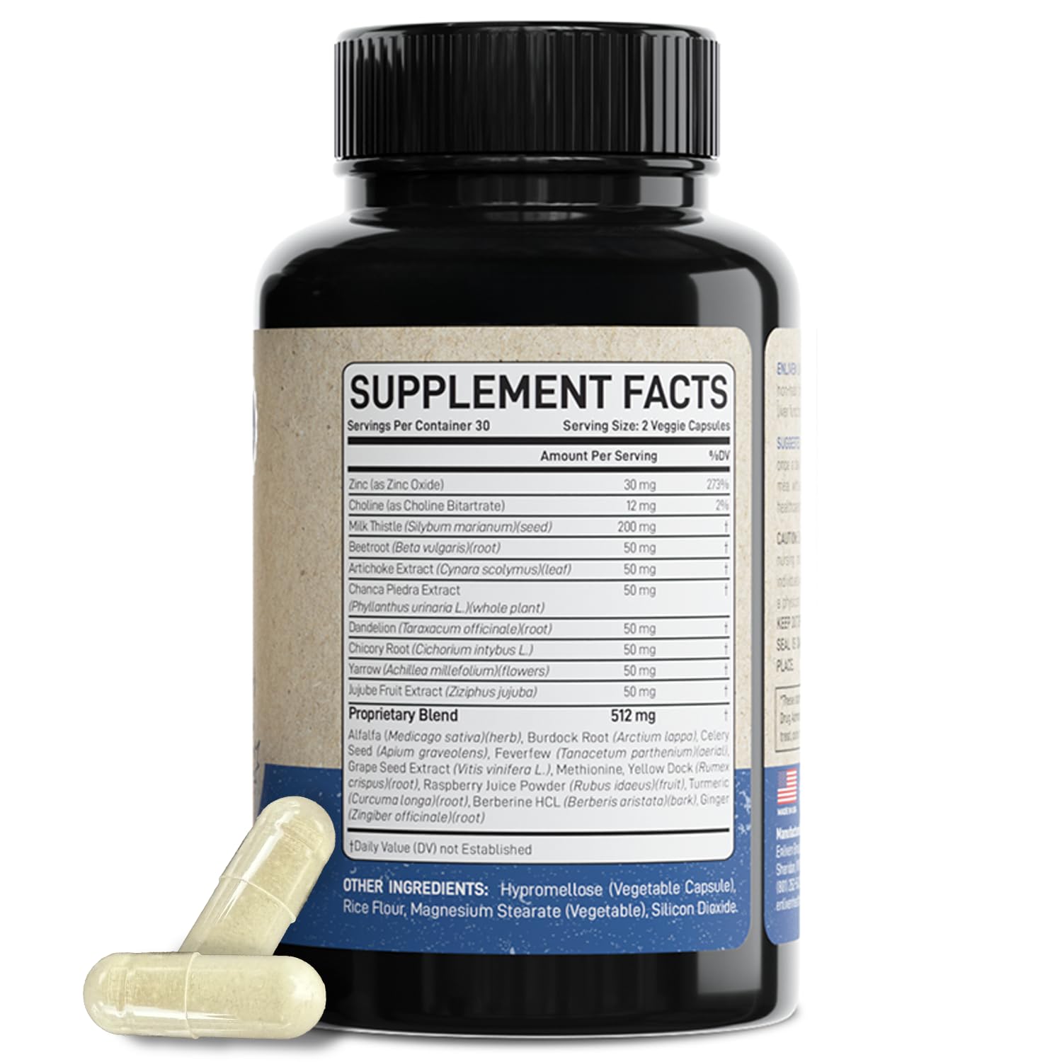 life extension milk thistle capsules