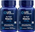 Life Extension No Flush Niacin benefits