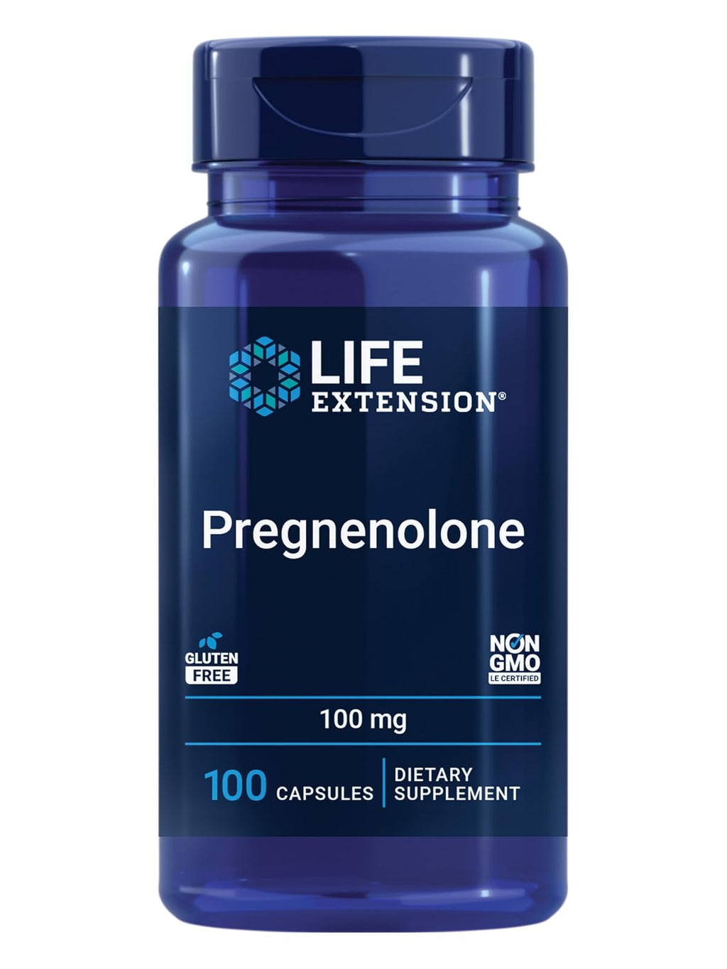 Life Extension Pregnenolone 100 mg capsules