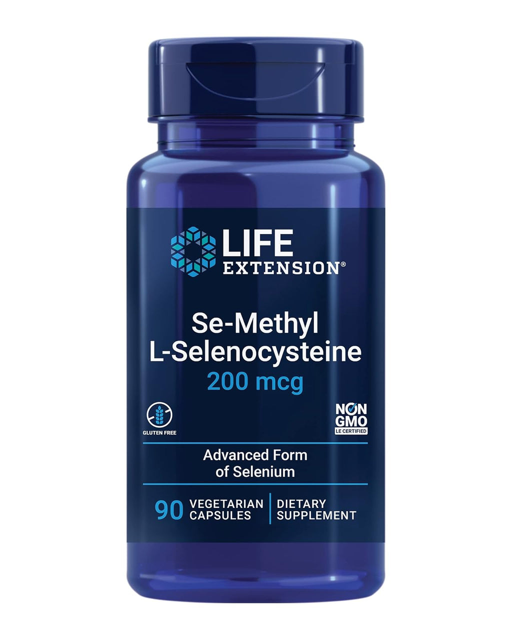 Life Extension selenium supplement capsules