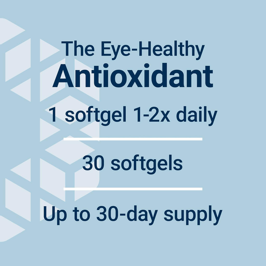 Life Extension softgels for eye protection