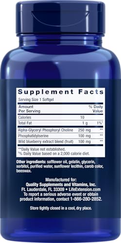 Life Extension softgels for mental clarity