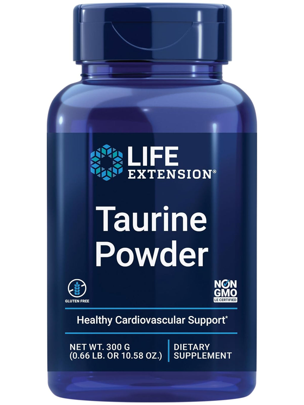 life extension taurine powder supplement
