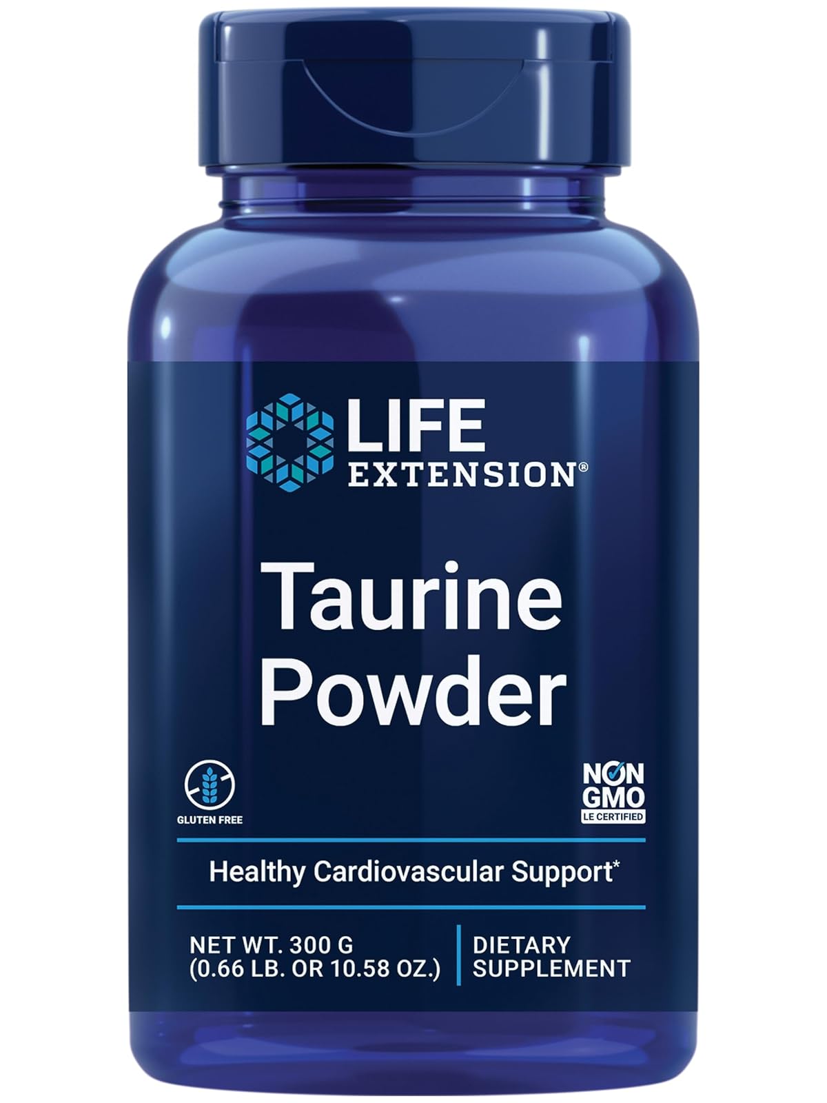 life extension taurine powder supplement