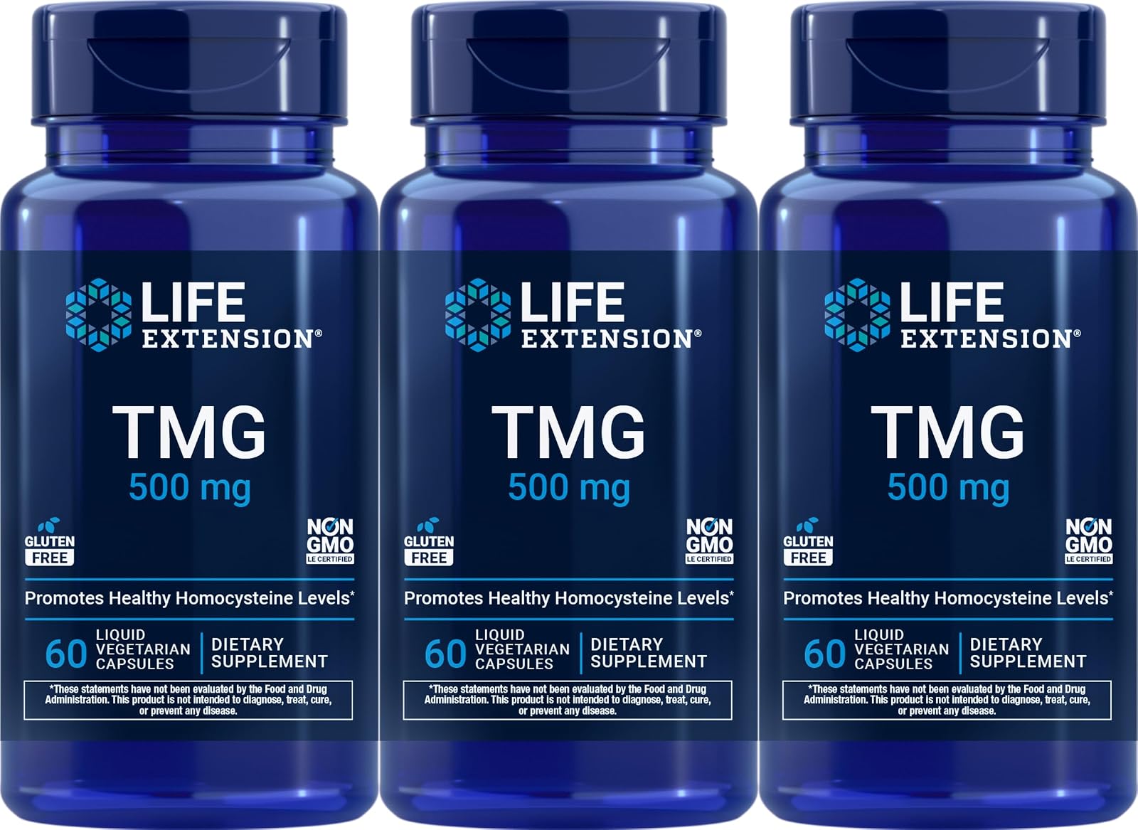 Life Extension TMG vegetarian multivitamins