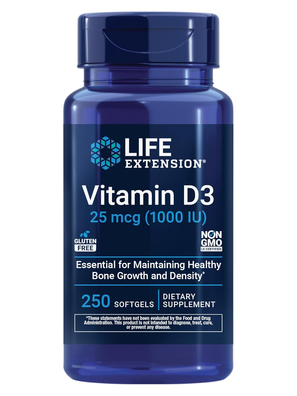 Life Extension vitamin D3 softgels