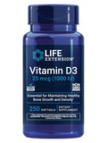 Life Extension vitamin D3 softgels