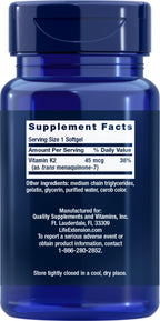 life extension vitamin k for bone support