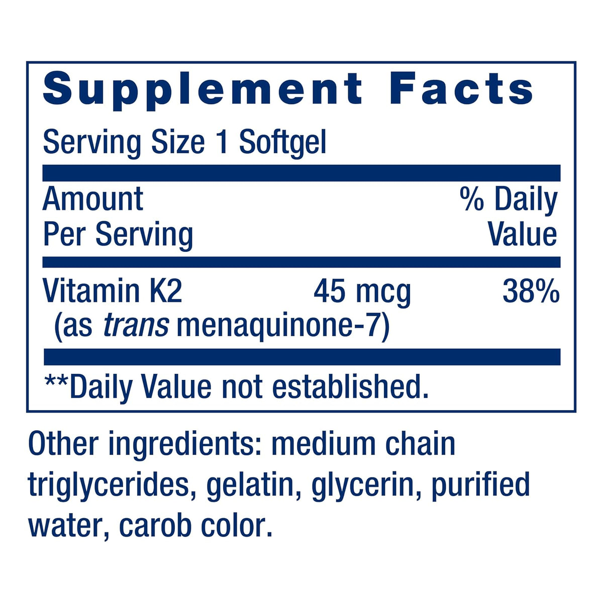 life extension vitamin k2 benefits