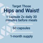 Life Extension waistline support with 60 capsules